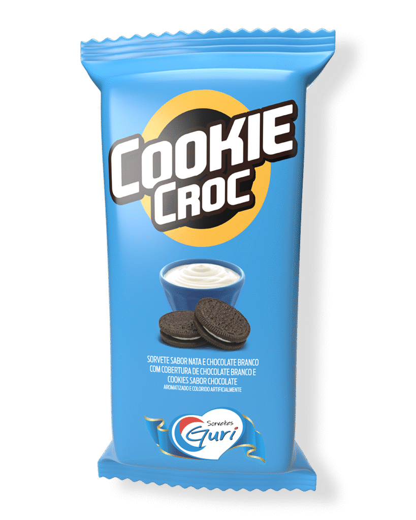 Linha cookie croc - Sorvetes Guri